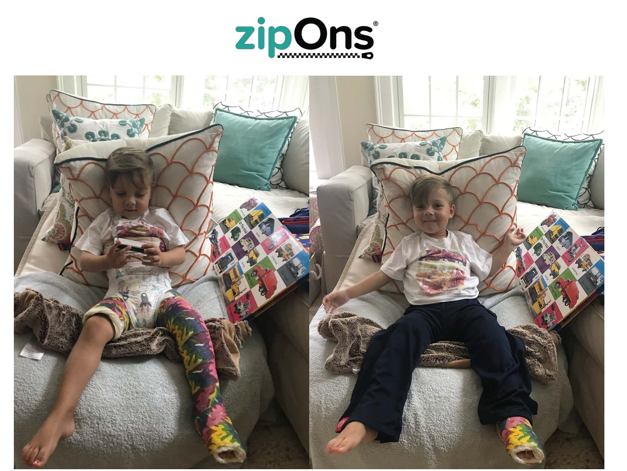 Adaptive Pants, Kids, Lightweight, Post Surgery-recovery, Tear Away ...