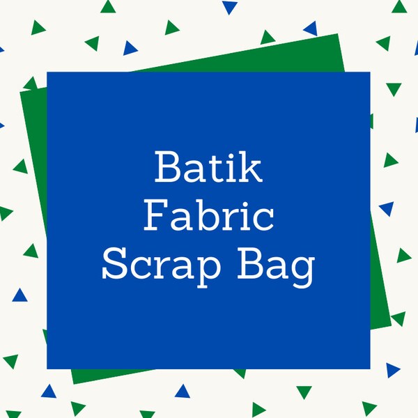 Fabric Scrap Bag - Etsy