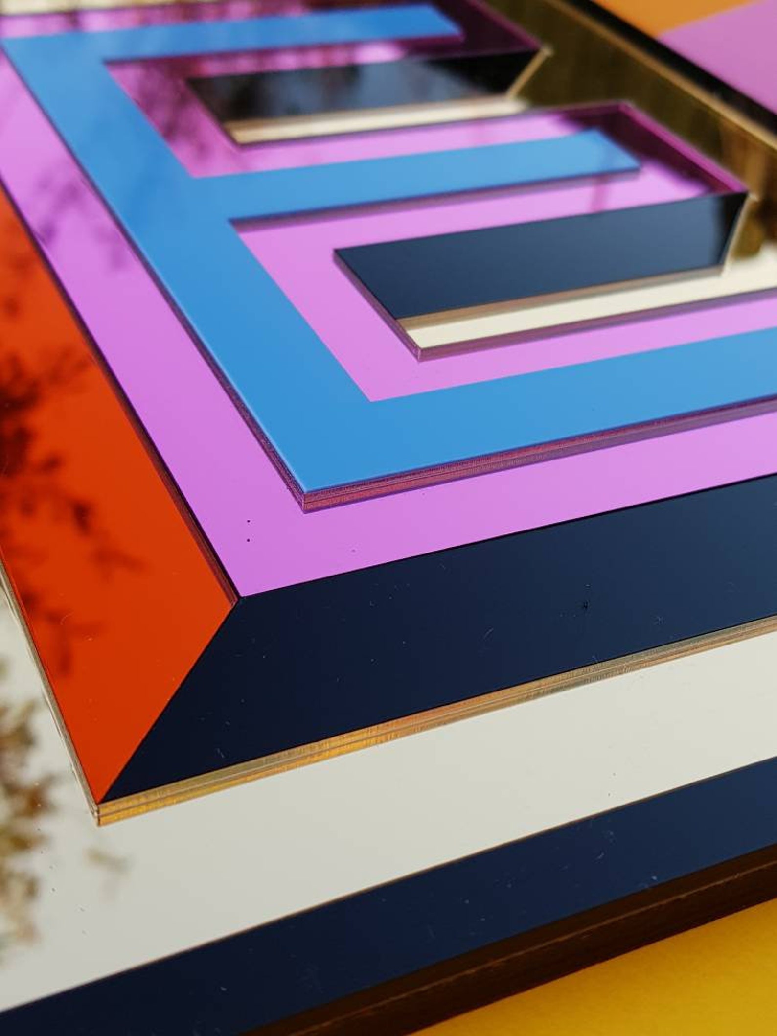 CUSTOM COLOUR Monogram Sign Initial Sign Personalised Sign | Etsy