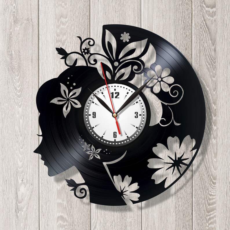 Hairdresser Clock Hair Salon Vintage Clock Hairdresser Wall Clock ...