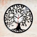 Wall Clock Tree of Life Life Tree Handmade Personalised Wall - Etsy