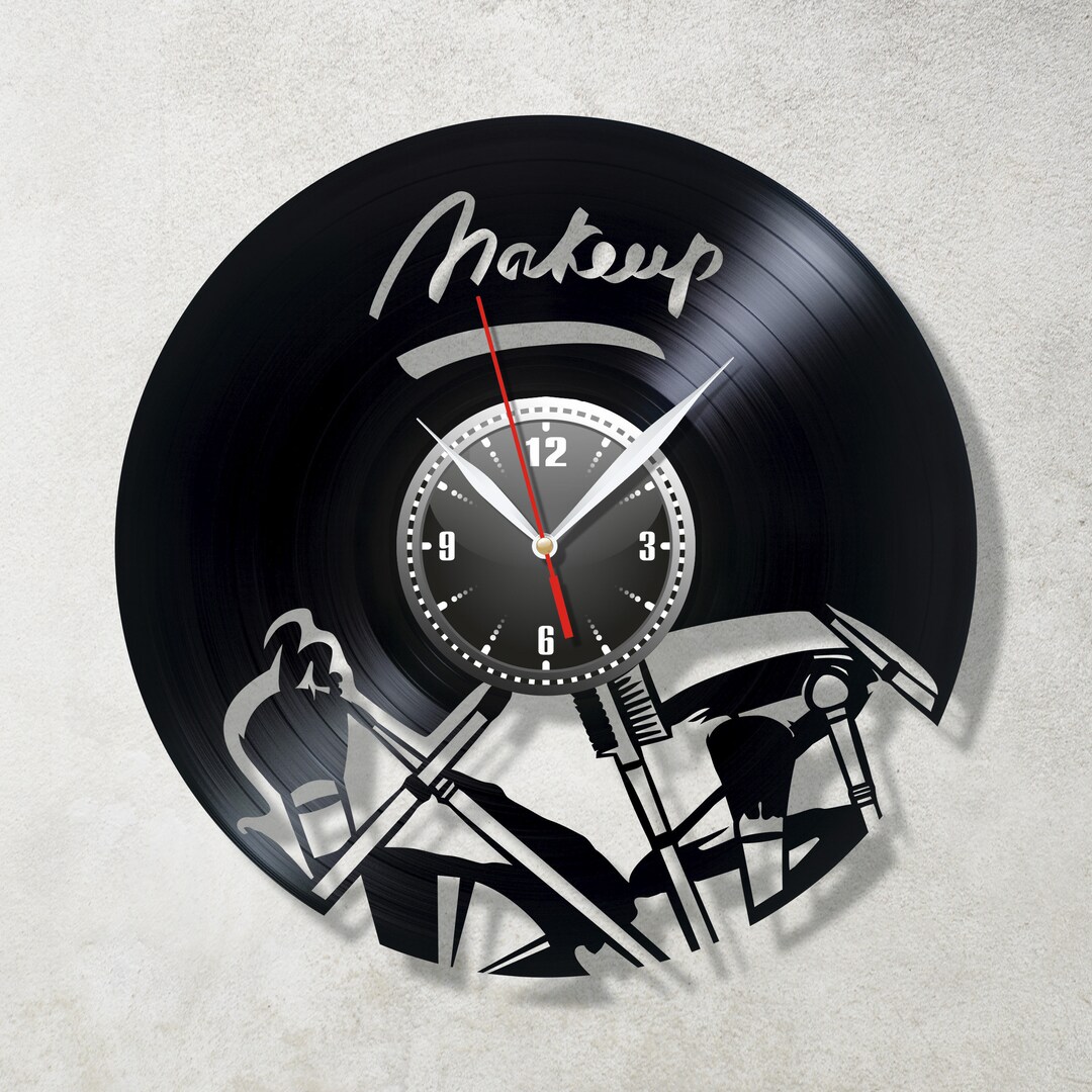 Make up clock Cosmetic clock Salon artist clock Beauty salon Salon ...