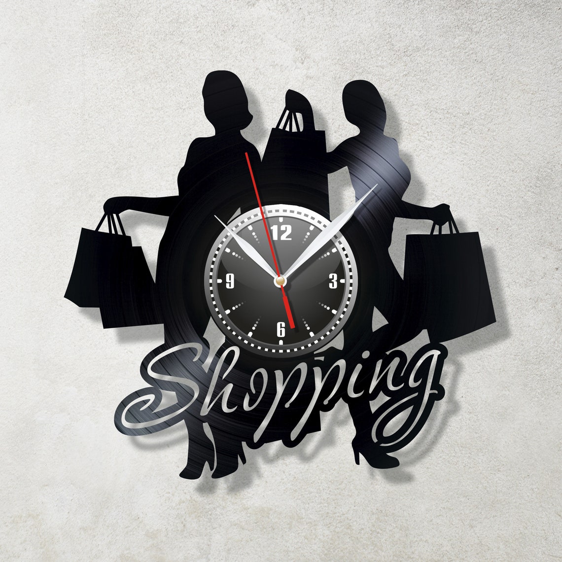 Shopping Clock Magezune Clock Shop Clock Record Clock Magazine Clock ...