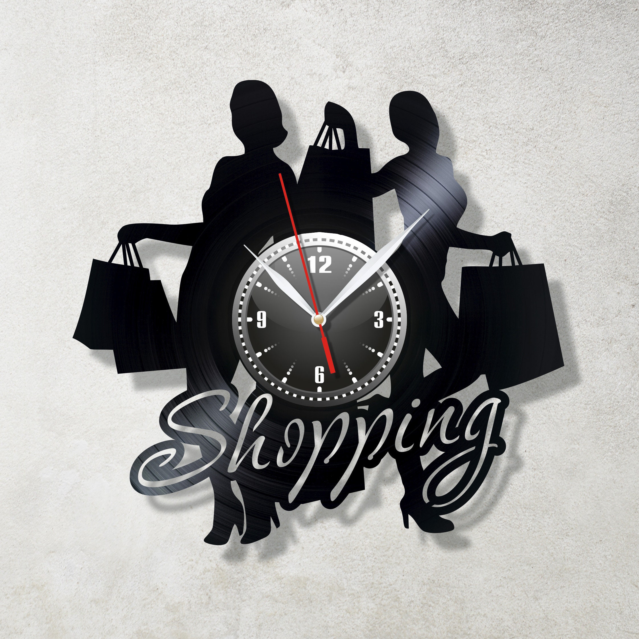 Shopping Clock Magezune Clock Shop Clock Record Clock Magazine Clock ...