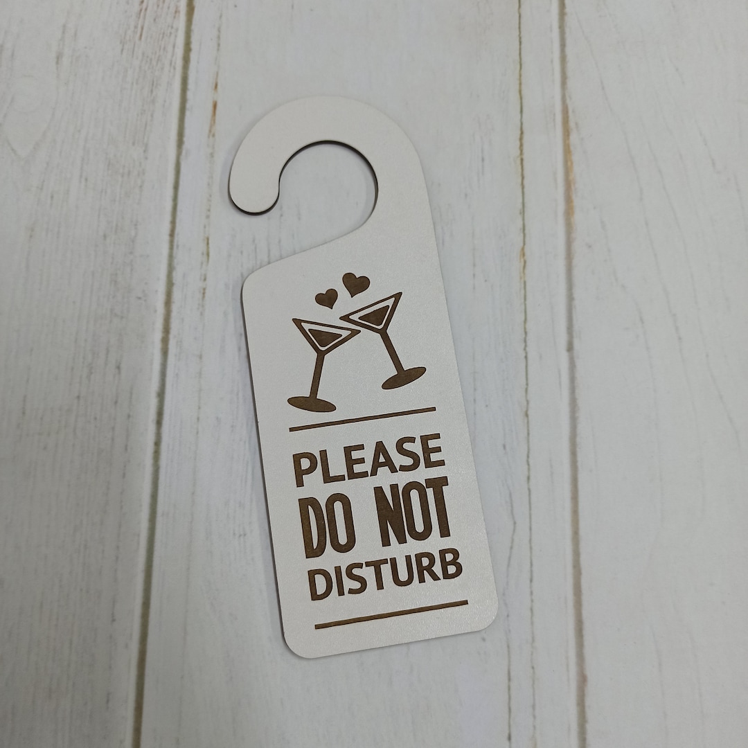 Please Do Not Disturb Door Hangers Romantic Night Door Sign Hotel Decor ...