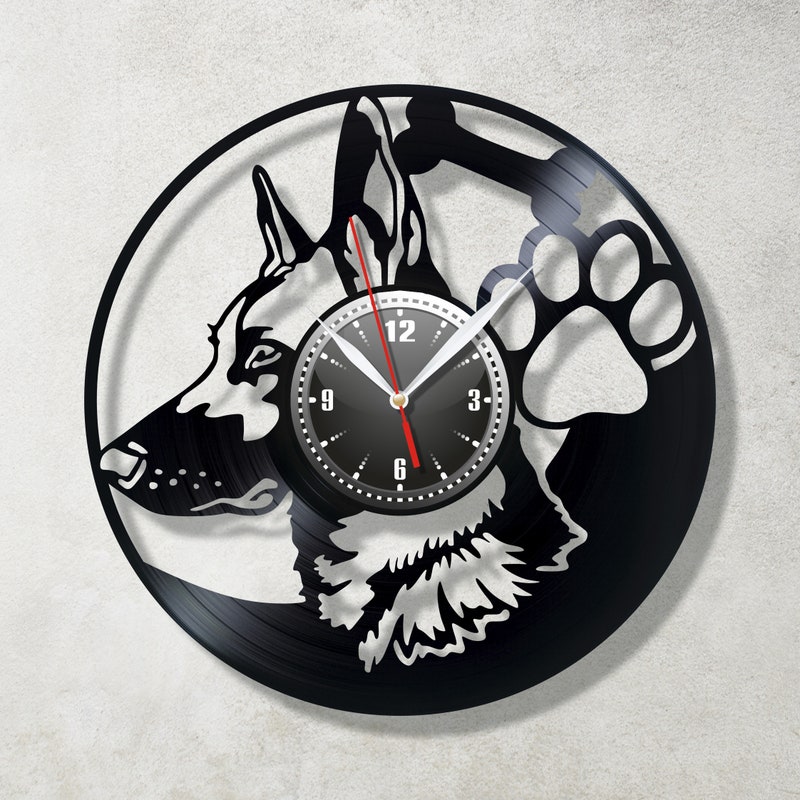 Dog Clock - Etsy