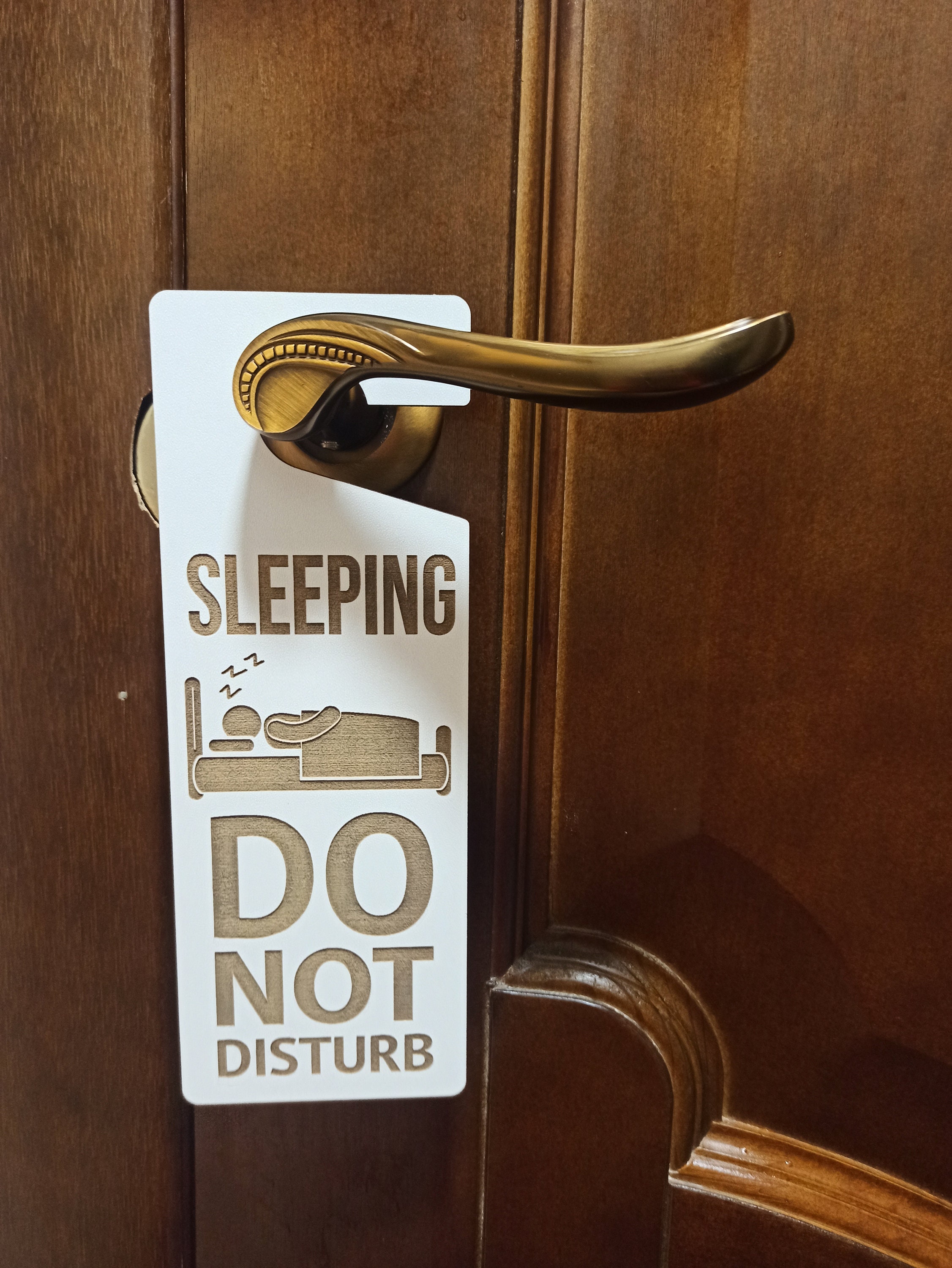 Please Do Not Disturb Sleeping Door Hangers Sleeping Sign Do Not ...