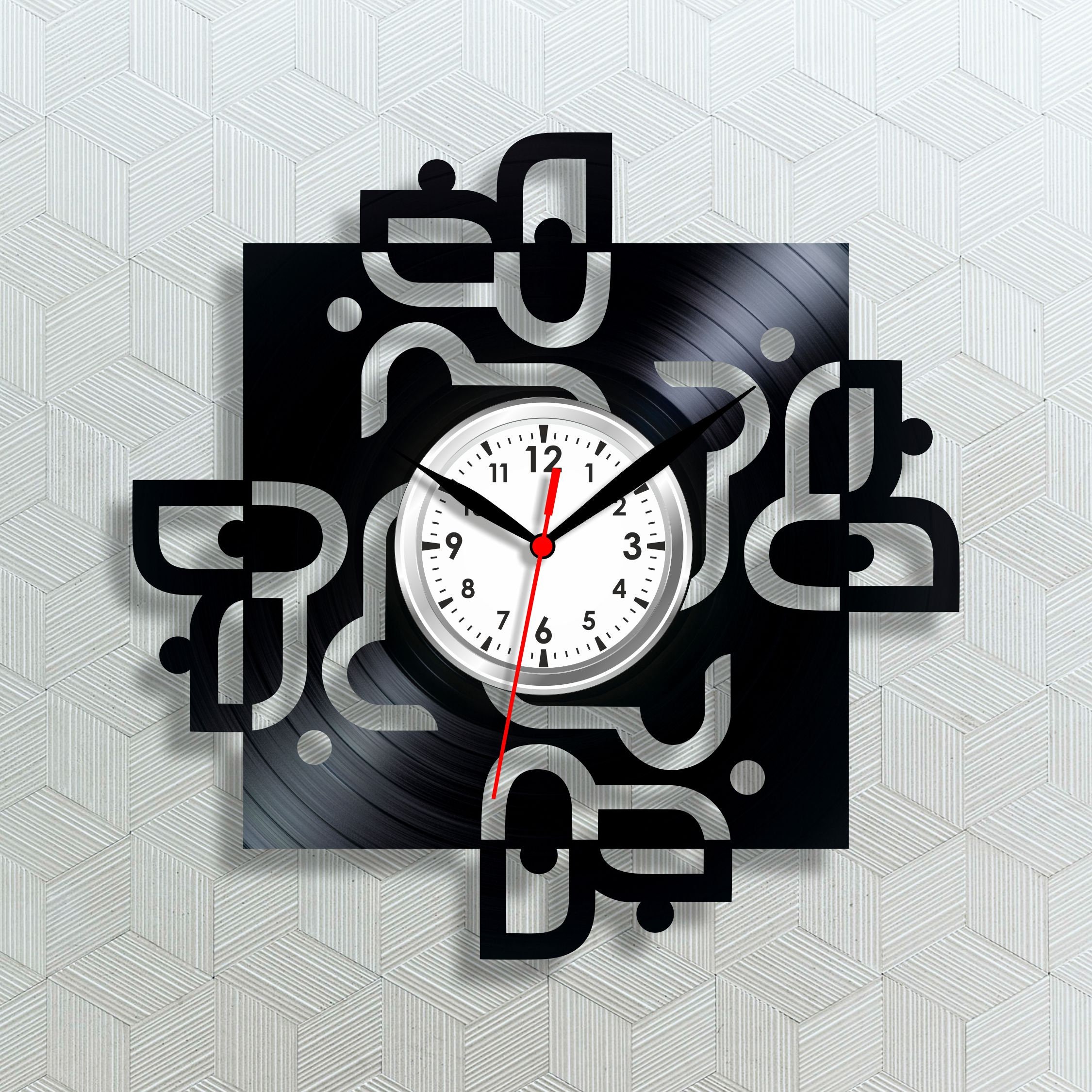 Ornamentos abstractos reloj de la ilusión reloj de la ilusión - Etsy España