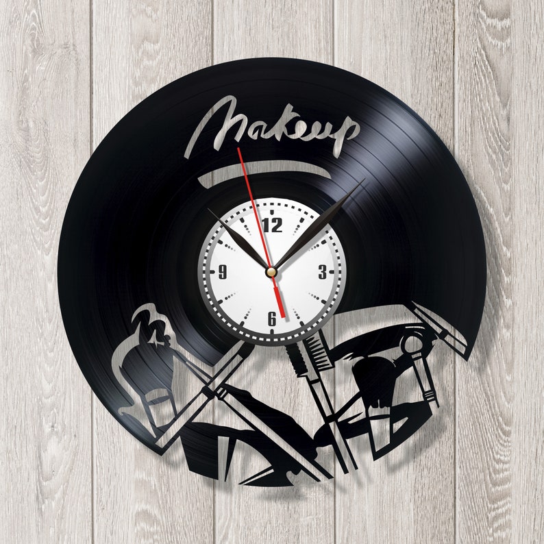 Make up clock Cosmetic clock Salon artist clock Beauty salon - Etsy 日本