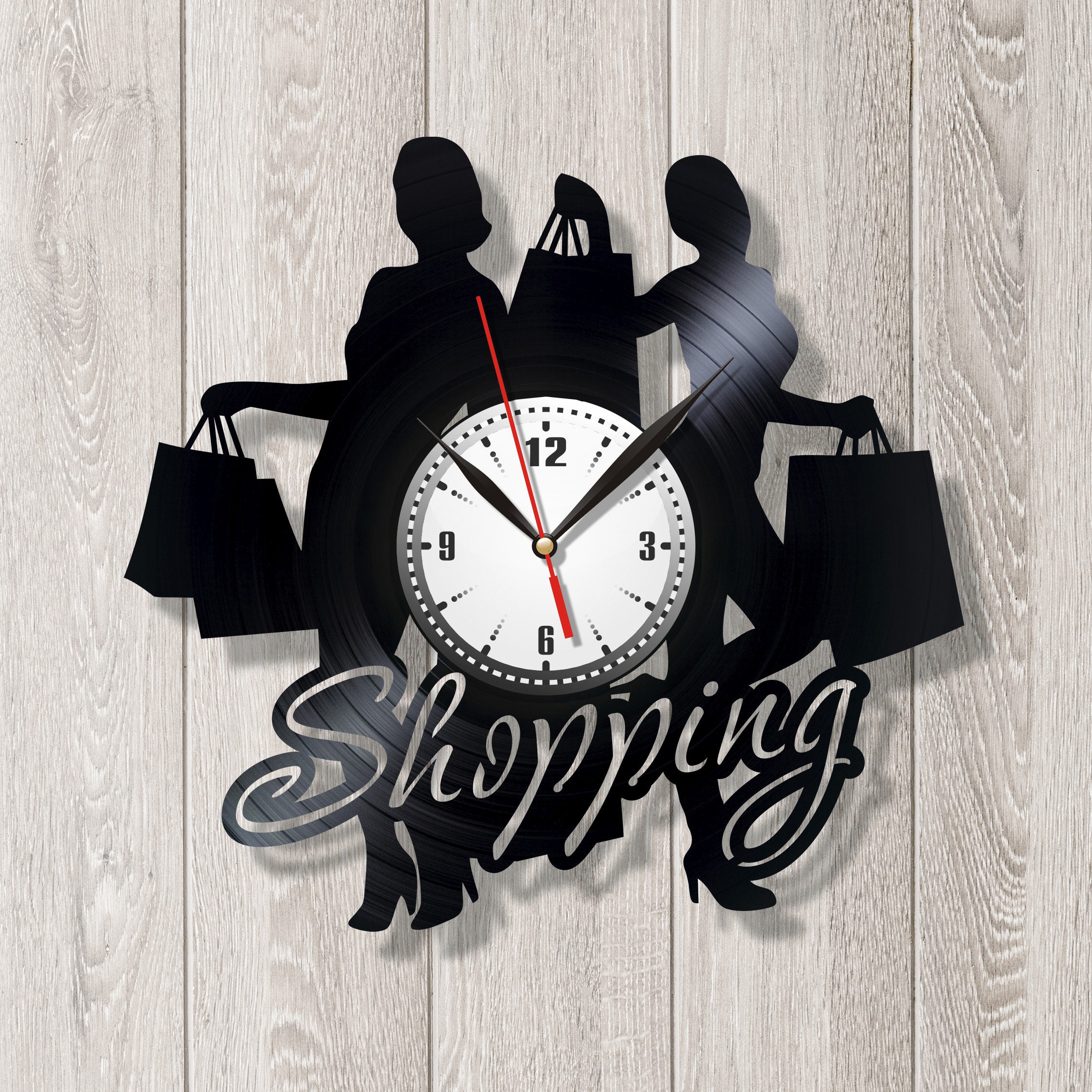 Shopping Clock Magezune Clock Shop Clock Record Clock Magazine Clock ...