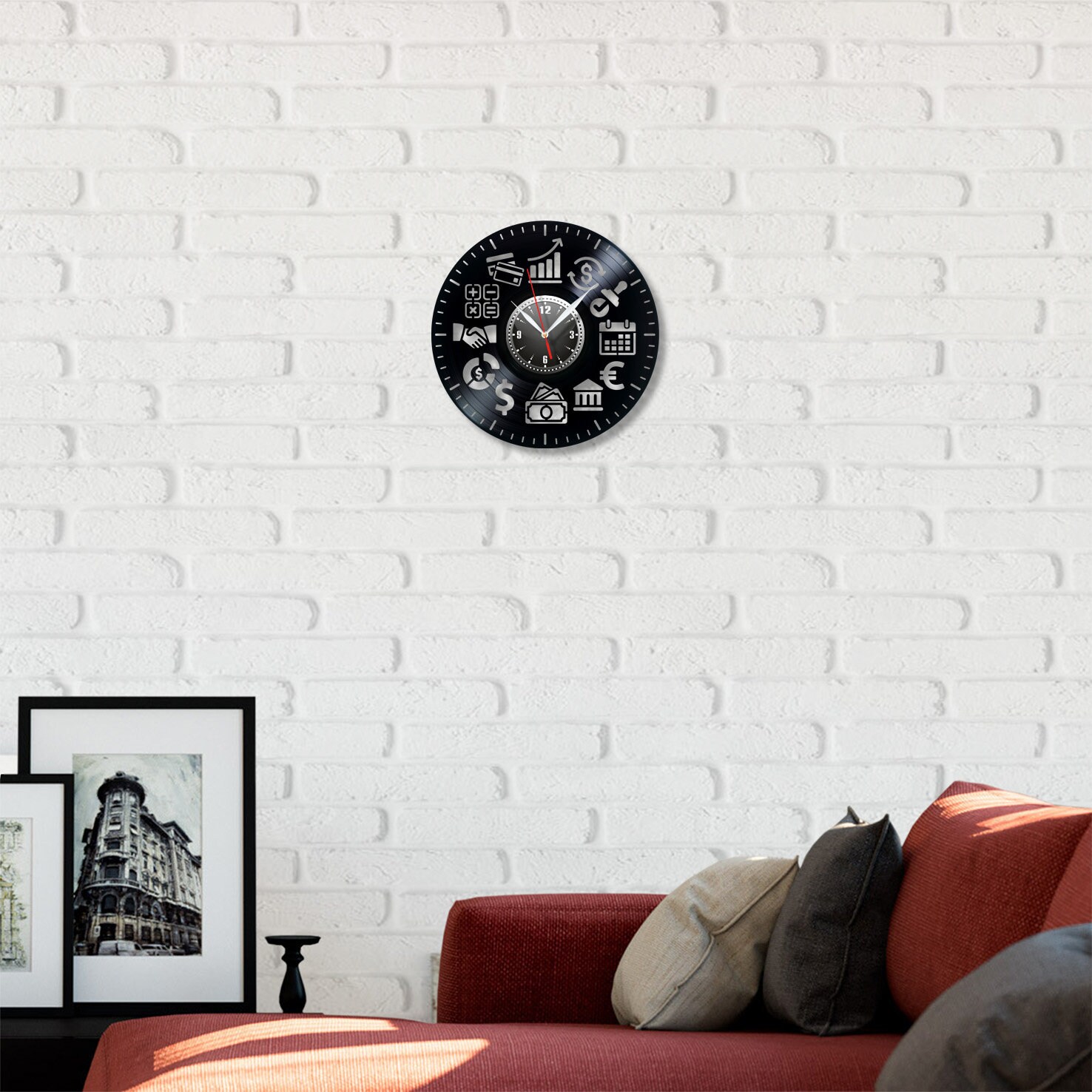 Finance Accountant Clock Wall Clock Finance Decor Finance Ideas ...