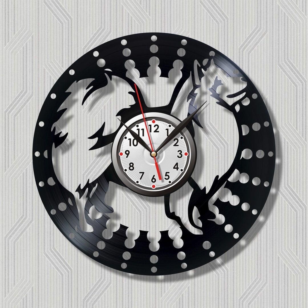 Spitz Dog Clock Dog Clocks Dog Lovers Spitz Decor Dog Clock Custom ...