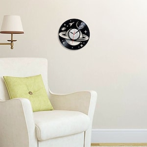 Cosmos Clock Space Clock Wall Clock Planet Gift Сosmos Themed Gifts ...