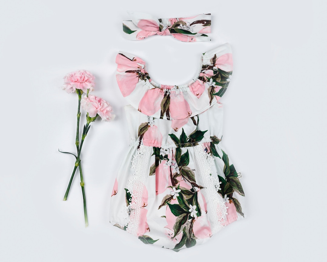 Baby Girl Romper Baby Romper Baby Girl Clothes Baby Girl Romper Baby ...