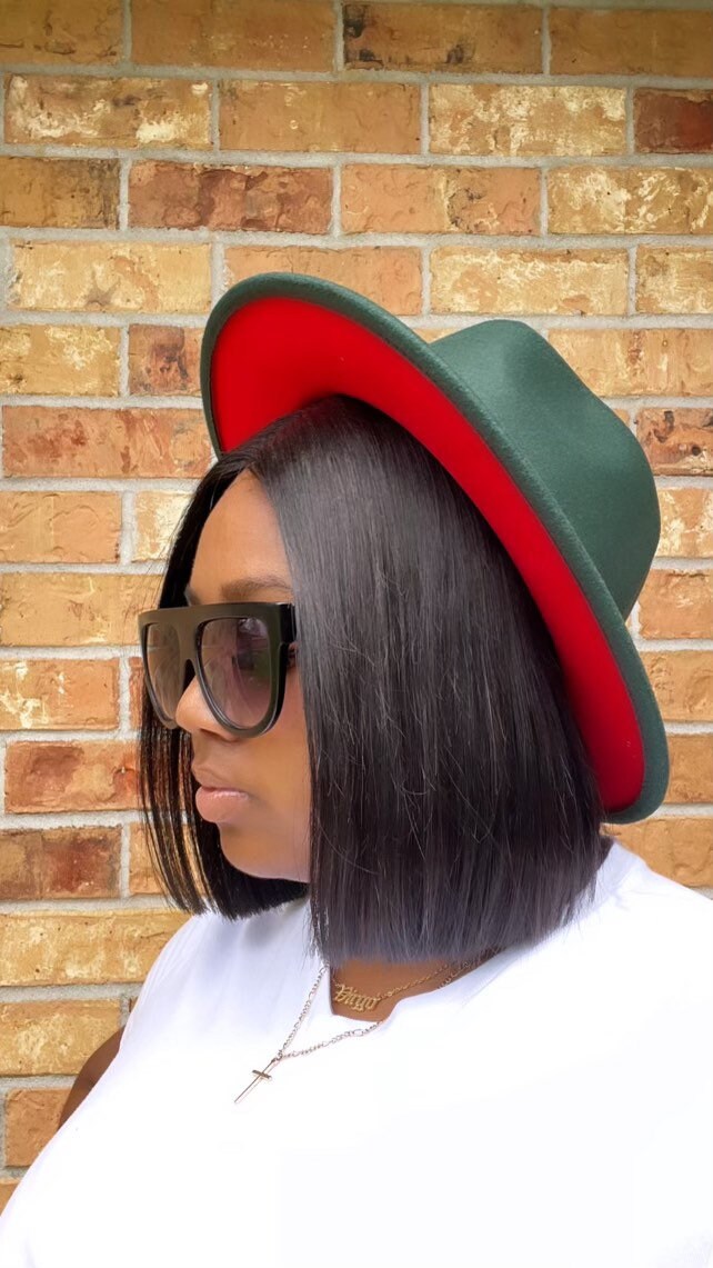 Red Bottom Fedora - Etsy