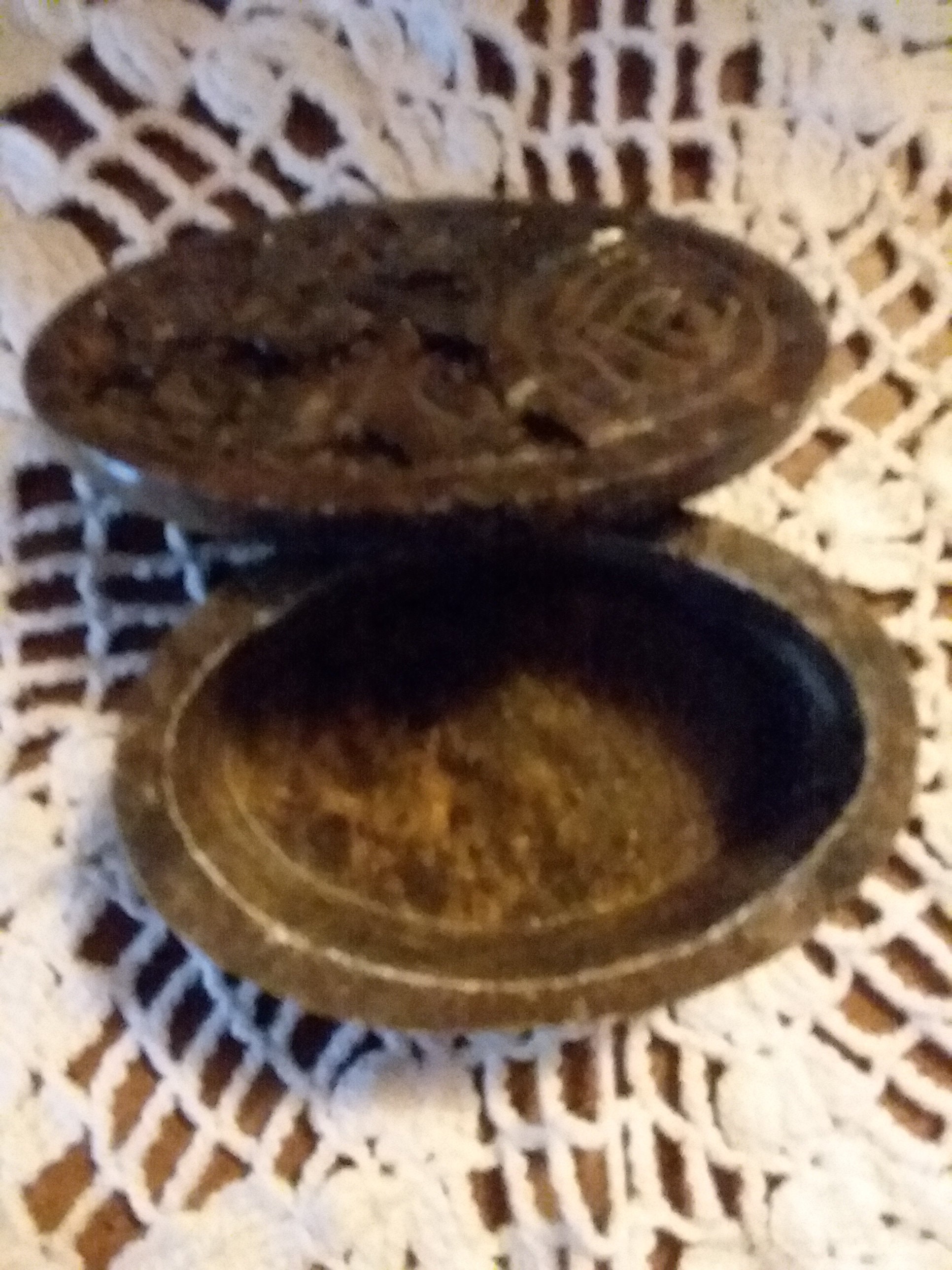 Sm. Oval, Hand Carved Granite Trinket Box - Etsy