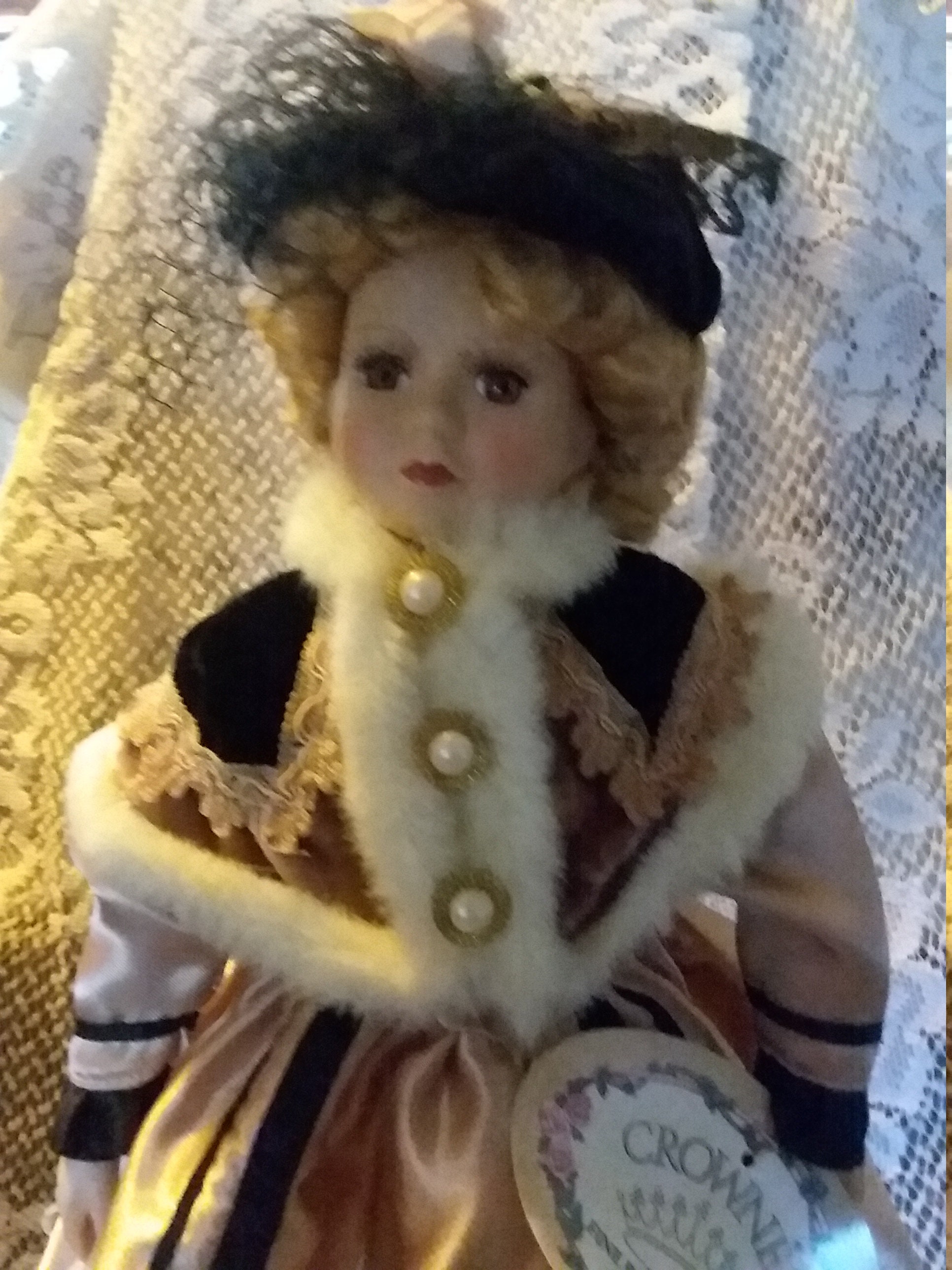 Beautiful Victorian Lady Porcelain Doll - Etsy