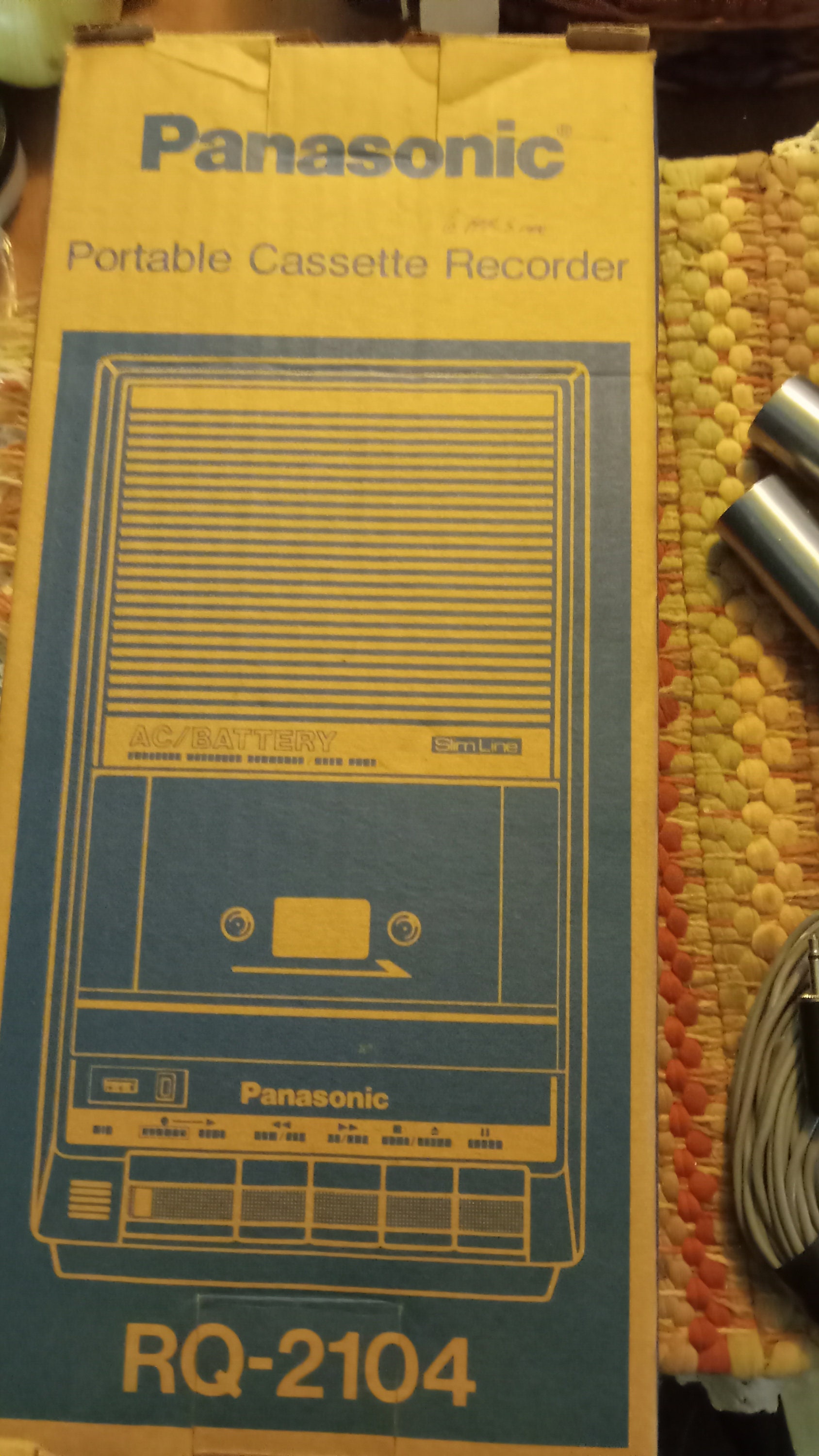 Panasonic Portable Cassette Recorder With Lots of Extras - Etsy