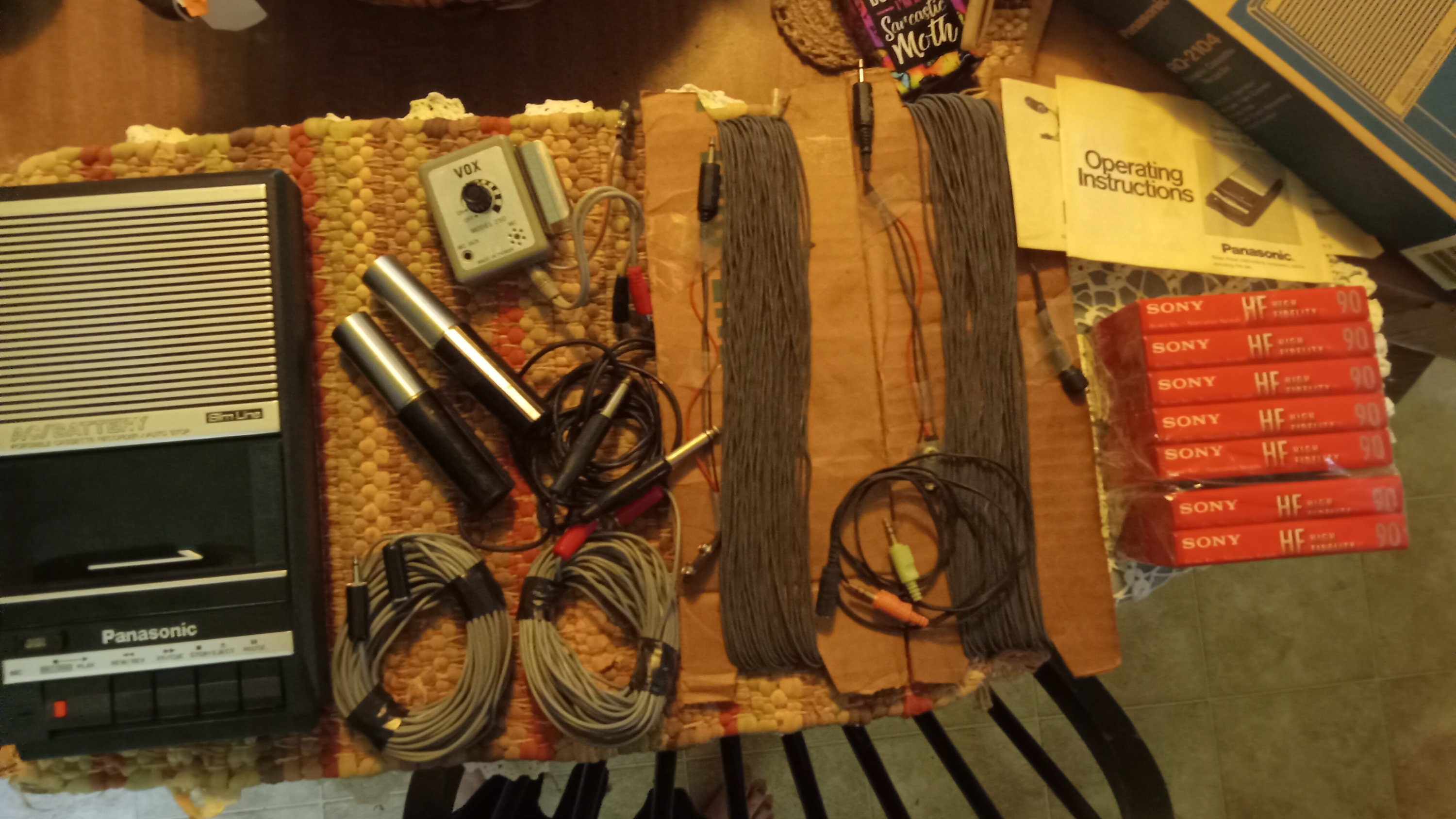 Panasonic Portable Cassette Recorder With Lots of Extras - Etsy