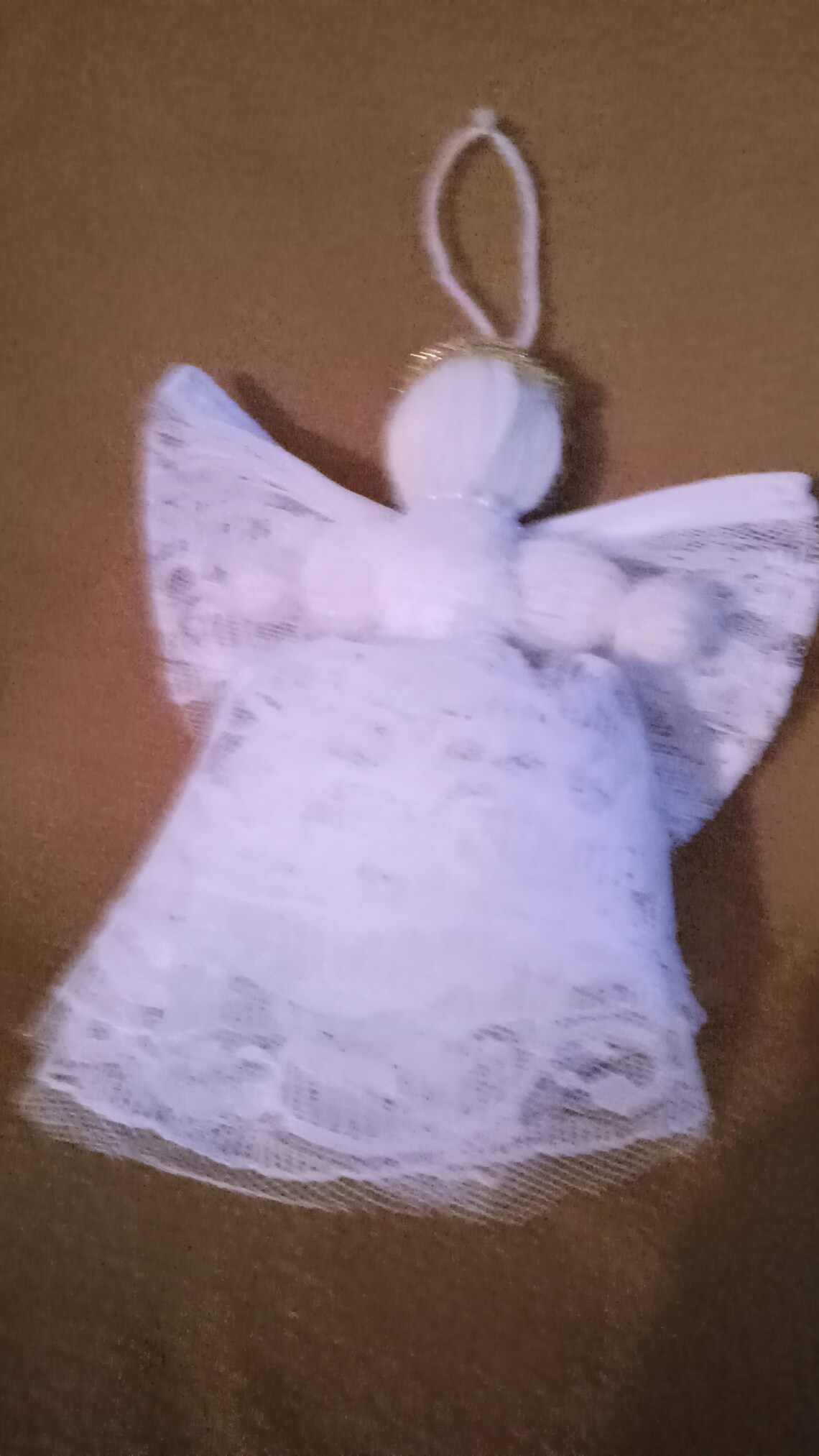Set of 4, Handmade Lace Angel Ornaments - Etsy