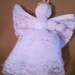 Set of 4, Handmade Lace Angel Ornaments - Etsy