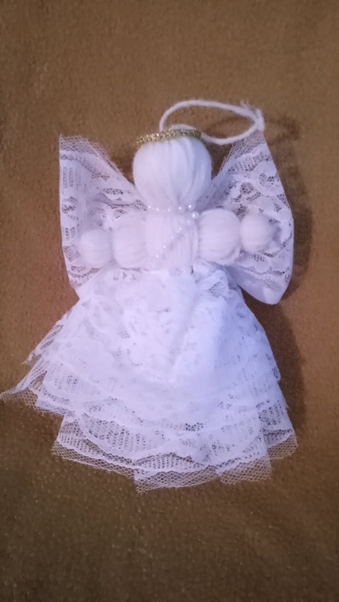 Set of 4, Handmade Lace Angel Ornaments - Etsy