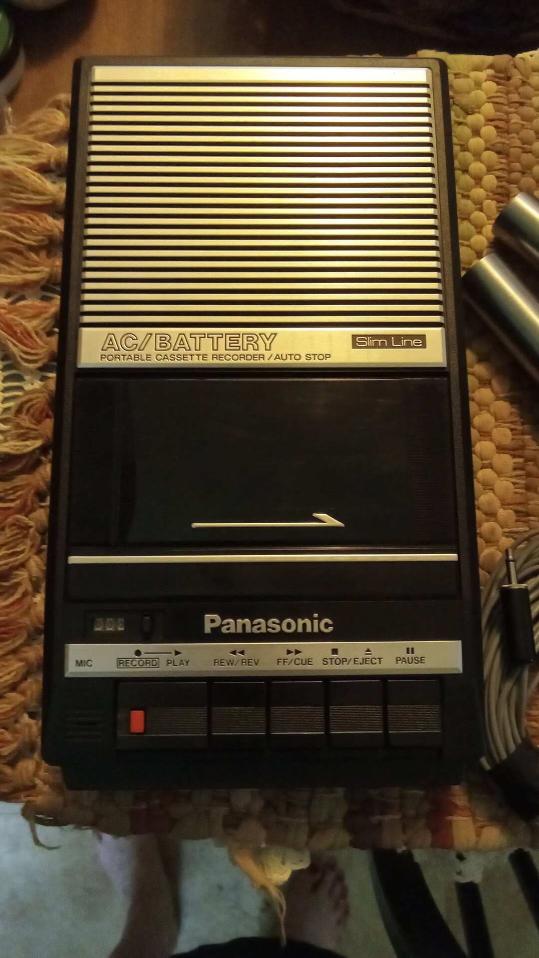 Panasonic Portable Cassette Recorder With Lots of Extras - Etsy
