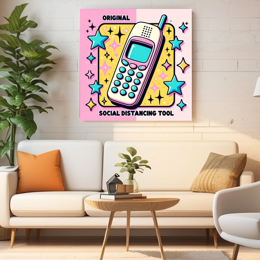 Flashback '90s Call Mobile Magic With Pastel Charm and - Etsy