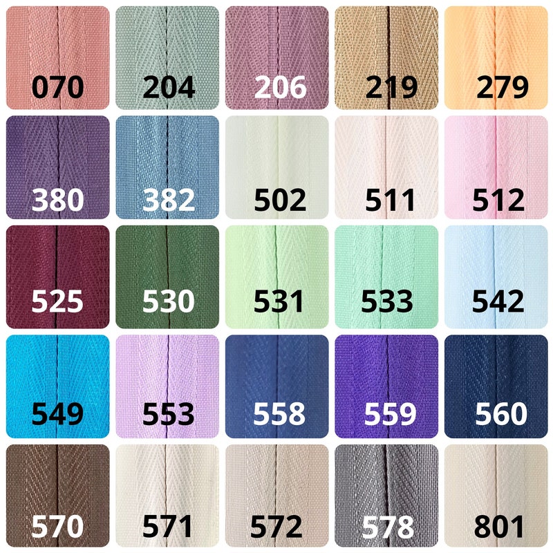 Zipper Assortment - Etsy