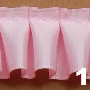 7/8" Box Pleated Ribbon, 1, 3, 5, 10 & 20 Yard Pieces, FREE SHIPPING ...
