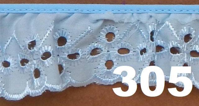 2 Ruffled Eyelet Available in 1 3 5 10 and 36 Yard - Etsy