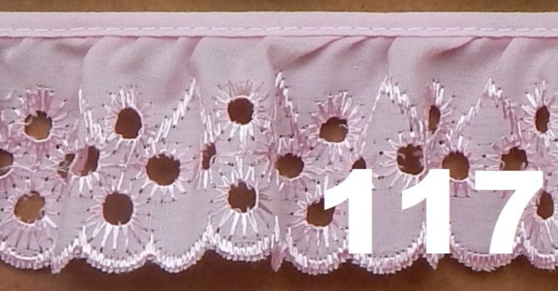 1 Ruffled Eyelet Available in 1 3 5 10 50 Yard - Etsy
