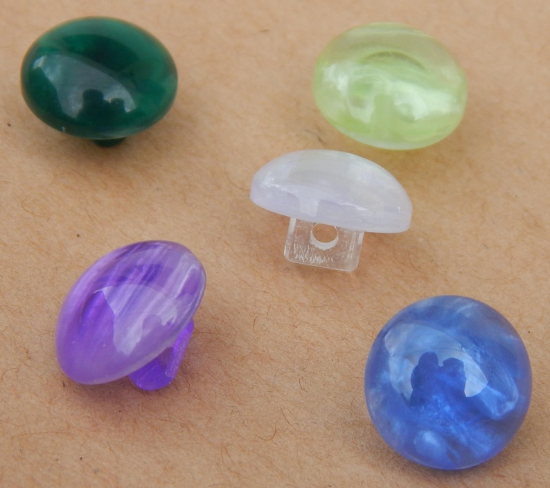 144 MARBLE SHANK BUTTONS Size 18L 7/16 Shiny Finish - Etsy