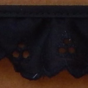 1" Ruffled Eyelet, Available in 1, 3, 5, 10, 50 Yard Pieces, FREE ...
