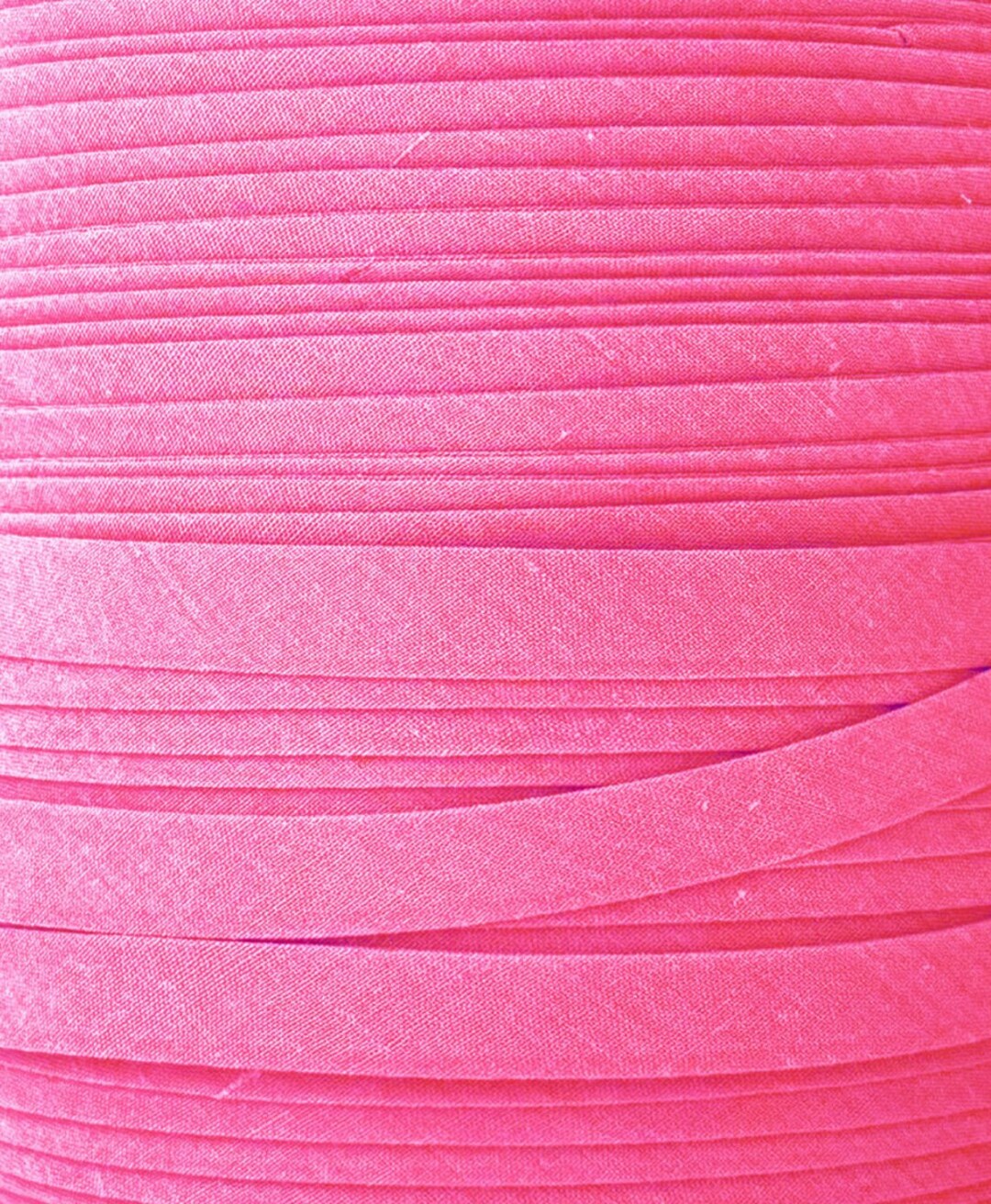 1/2" Double Fold Bias Tape, Candy Pink, 10 Yards, FREE SHIPPING USA - Etsy