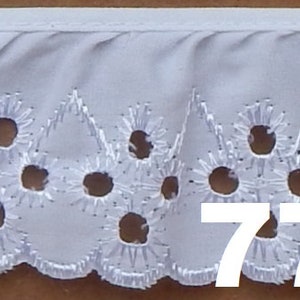 1 Ruffled Eyelet Available in 1 3 5 10 50 Yard - Etsy