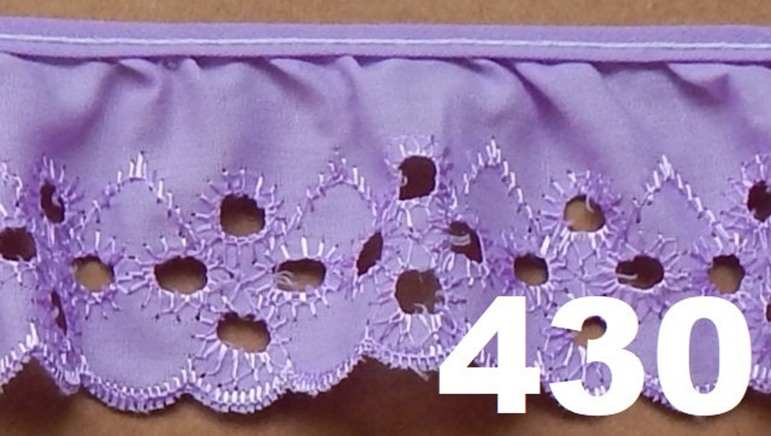 2 Ruffled Eyelet Available in 1 3 5 10 and 30 Yard | Etsy