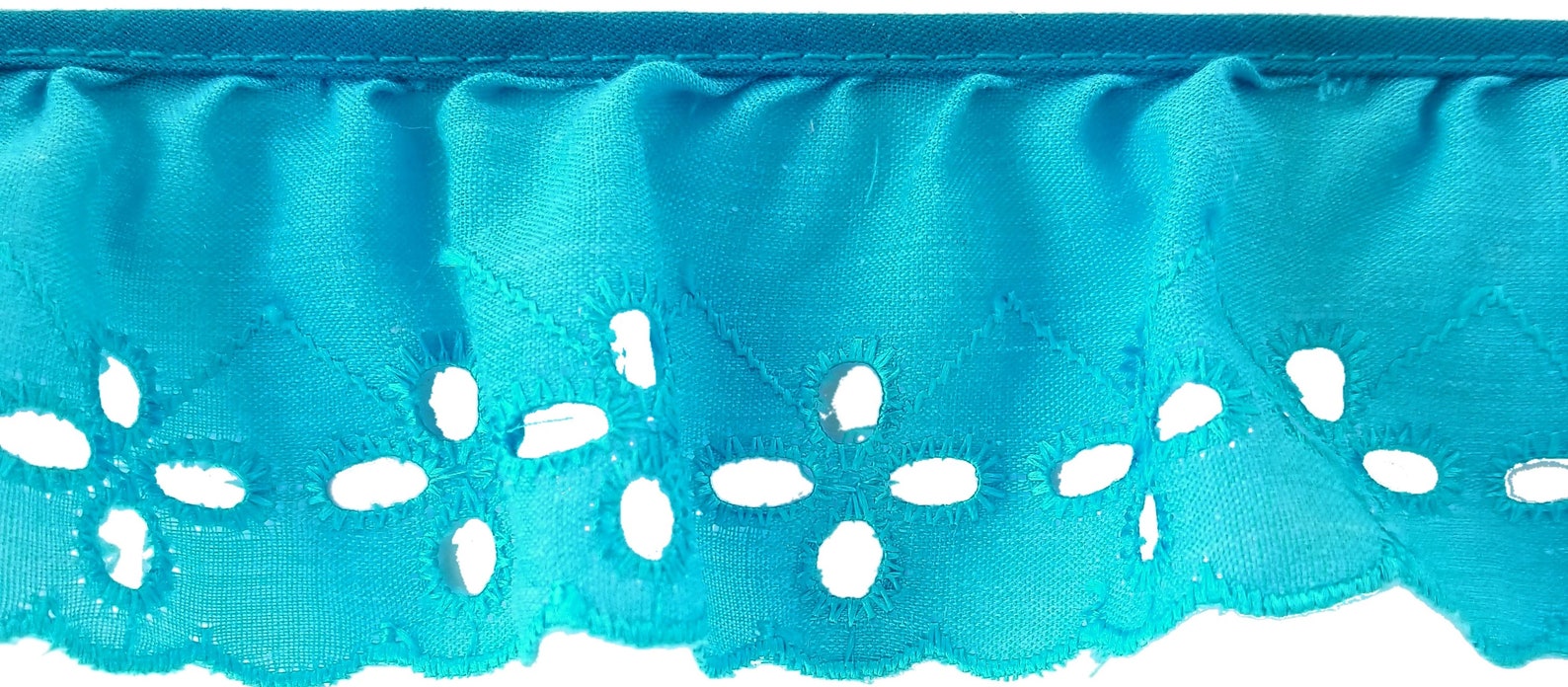 2" Ruffled Eyelet, Available in 1, 3, 5, 10 and 36 Yard Pieces, FREE ...