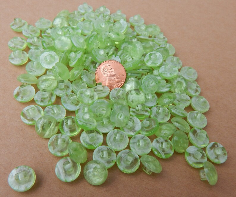 144 MARBLE SHANK BUTTONS Size 18L 7/16 Shiny Finish - Etsy