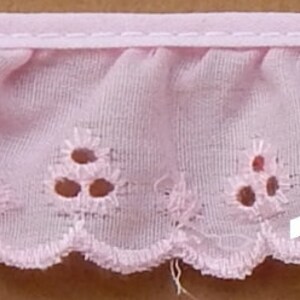 1" Ruffled Eyelet, Available in 1, 3, 5, 10, 50 Yard Pieces, FREE ...