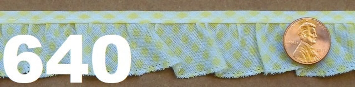 1 Ruffled Gingham Trim Available in 1 3 5 10 and 50 | Etsy