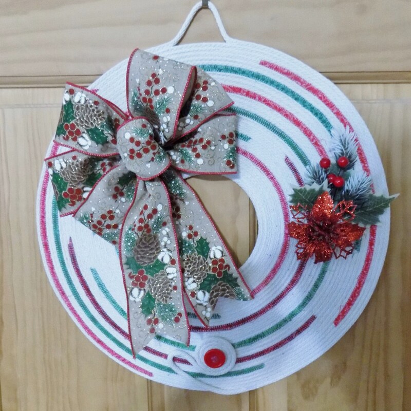 Rope Christmas Wreath - Etsy