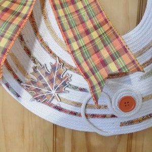 Thanksgiving Rope Wreath Fall Rope Wreath - Etsy