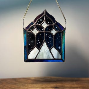 Night Court Stained Glass Panel, Acotar Inspired Stained Glass Window ...