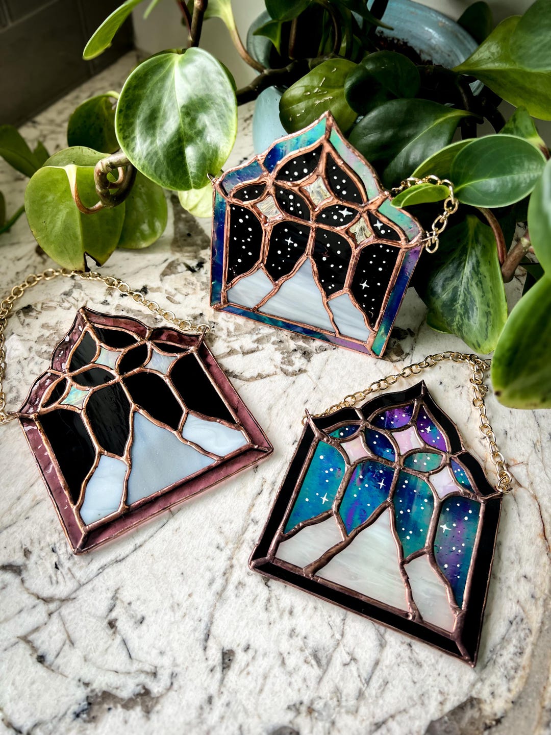 Night Court Stained Glass Panel, Acotar Inspired Stained Glass Window ...