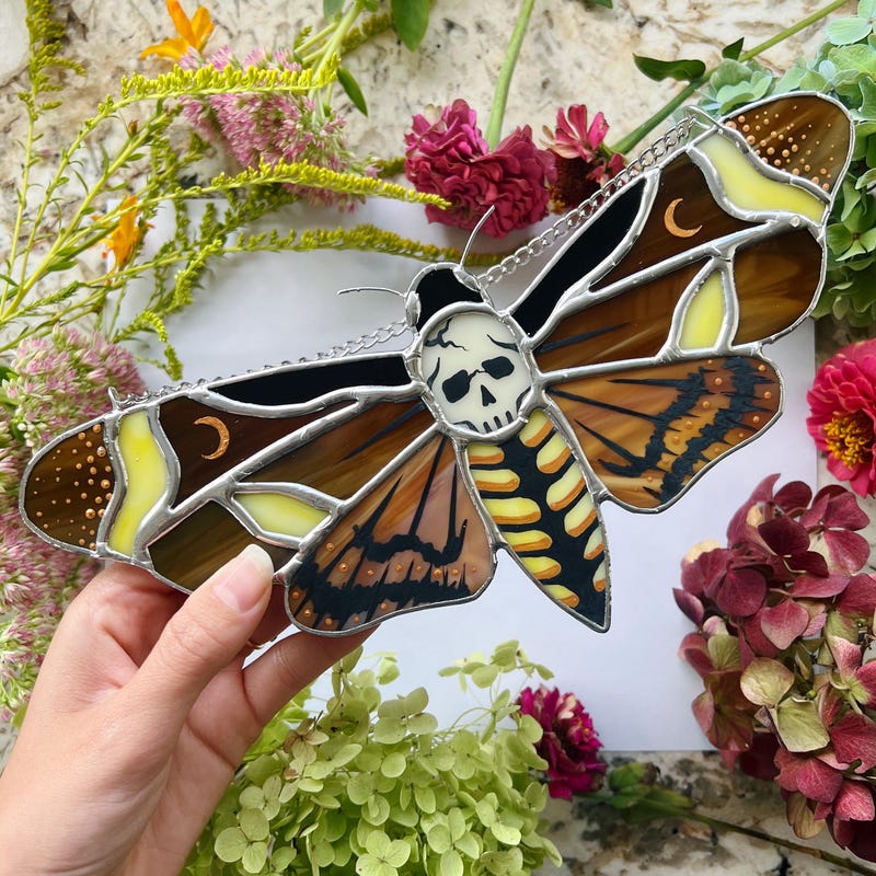 Moth Stained Glass - Etsy