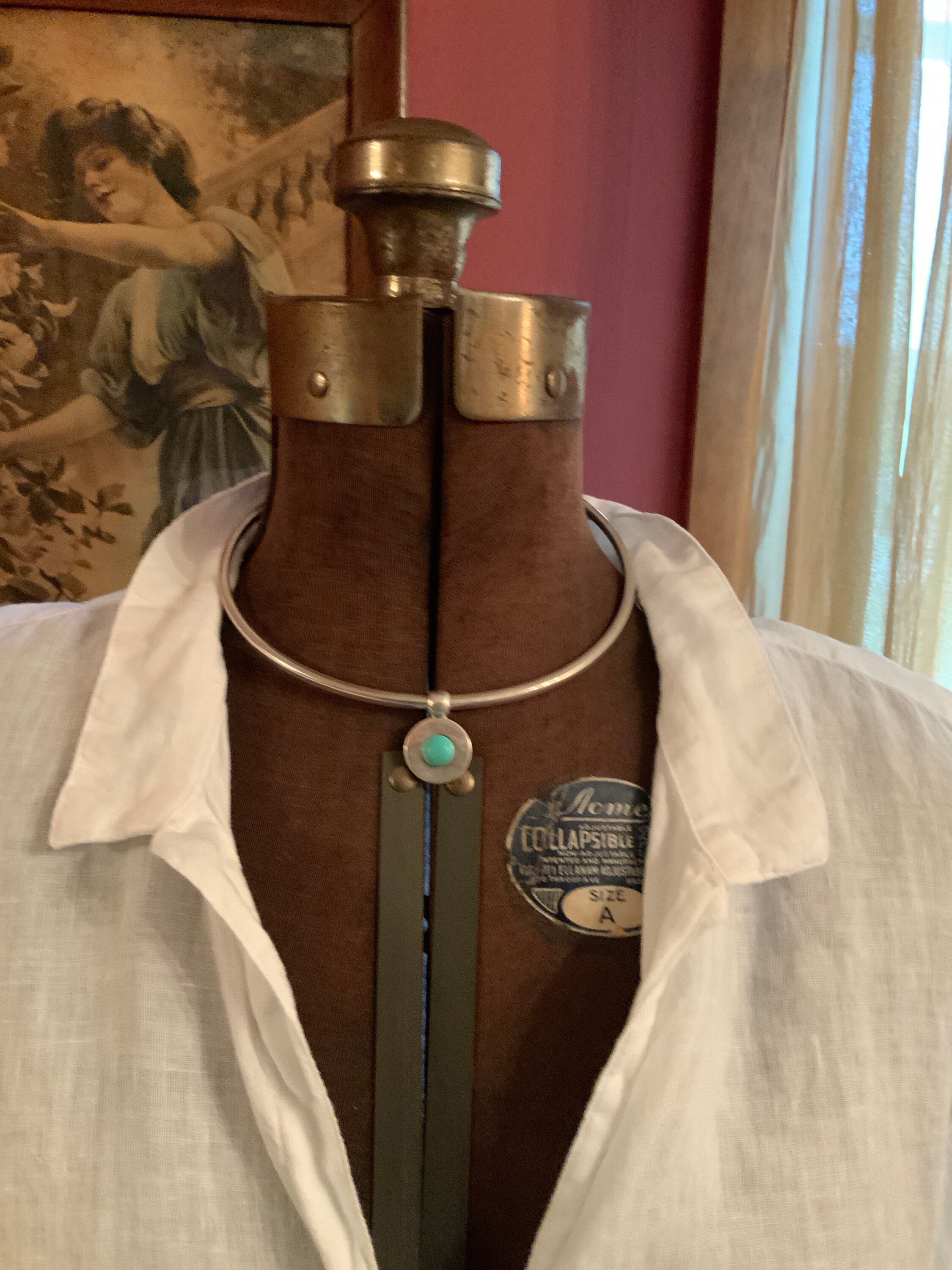 Flexible Collar Taxco Mexico Sterling Silver Modernist | Etsy