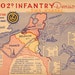 42nd Infantry Division Campaign Map Rainbow Division US Army - Etsy