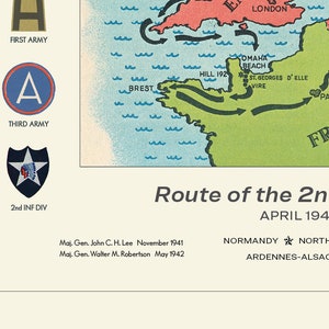 2nd Infantry Division Campaign Map Indian Head US Army - Etsy