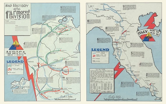Wwii Africa Campaign Map